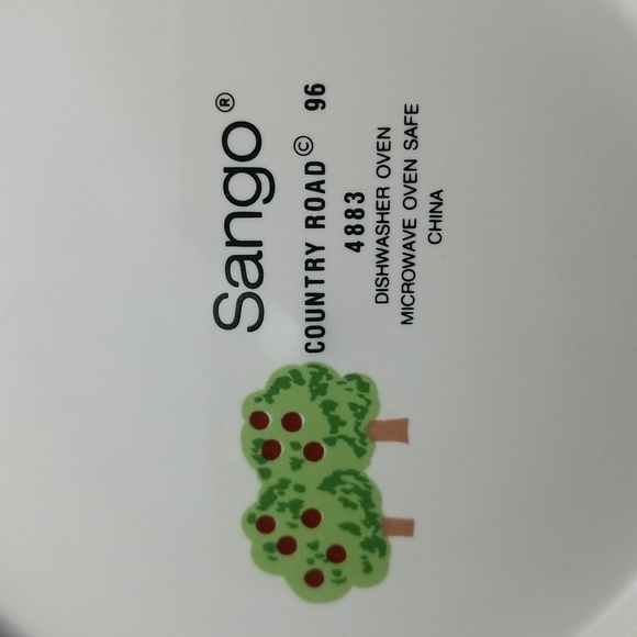 Sango | Dining | Sango China Country Road Soup Bowls And Salad Plates ...